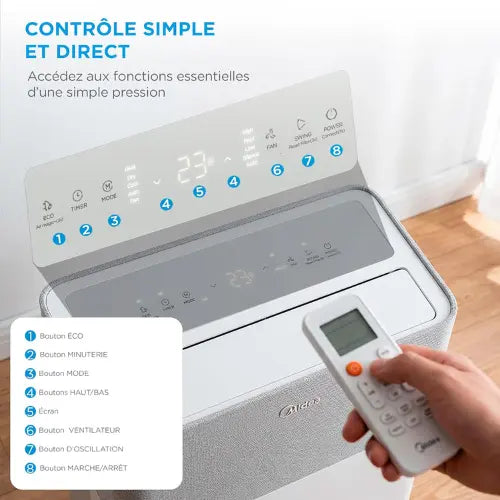 Midea PortaSplit - Refroidit comme une clim fixe, se branche comme un ...